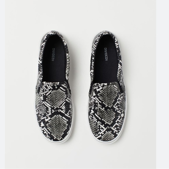 Divided | Shoes | Divided Snake Skin Slip On Sneakers 7 | Poshmark